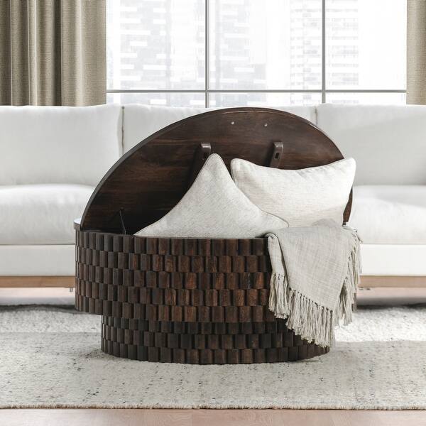 Norwood 40" Round Coffee Table by Kosas Home - Bed Bath & Beyond - 39464822