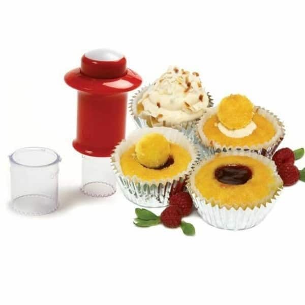 Norpro 3 Piece Cupcake Corer Set - Small and Large Corers with Cake ...