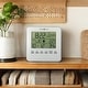 Howard Miller Weather View Modern Sleek Alarm Clock with Weather ...