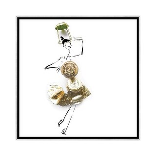 iCanvas "Champagne Up" by Gretchen Roehrs Framed - Bed Bath & Beyond ...