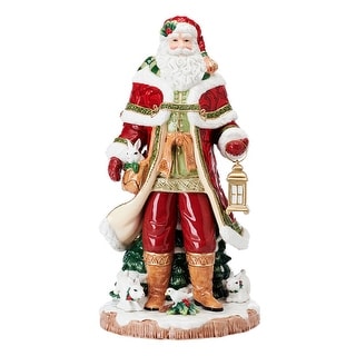 Fitz and Floyd Telluride Grand Red Santa Figurine, 19 Inch - Bed Bath ...