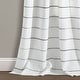Carson Carrington Pajebo Ombre Stripe Cotton Curtain Panel Pair - Bed ...