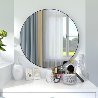 Premium Bathroom Mirror with Sturdy Aluminum Frame and Crystal Clear ...