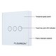 Floureon 3 Gang 1 Way Wireless RF Remote Control Light Switch 433.92MHz ...