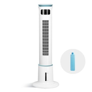 Mist Tower Fan, 12 Speeds & 3 Modes Settings Standing Fan , 15 Hour ...