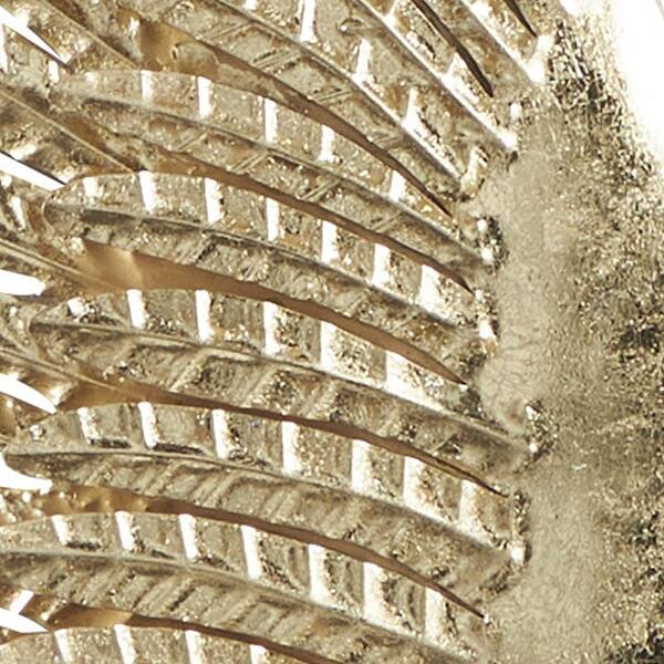 Gold Metal Wing Bird Wall Decor with Textured Metallic Finish (Set of 2 ...
