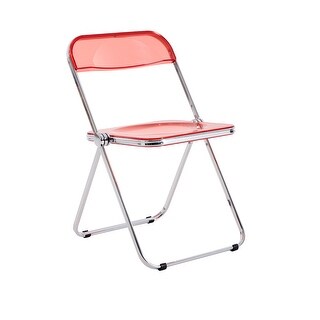 Modern Acrylic Office Task Chair Folding Chair Stackable Plastic Chair ...