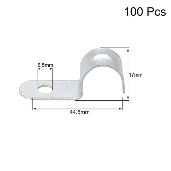 5/8" EMT One Hole Strap Pipe Strap Zinc-Plated Steel Reinforced Rib ...