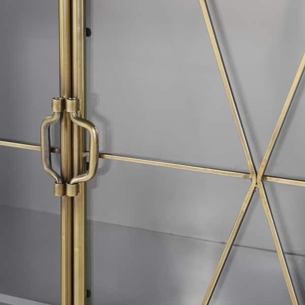 StyleCraft Richard Carter Gun Metal with Antique Gold Trim Display ...