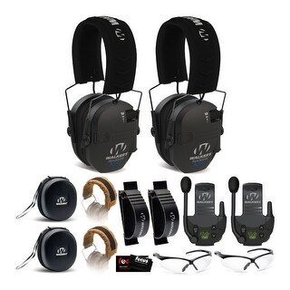Walker's Razor X-TRM Digital Ear Protectors (2-Pack) Tactical Bundle ...