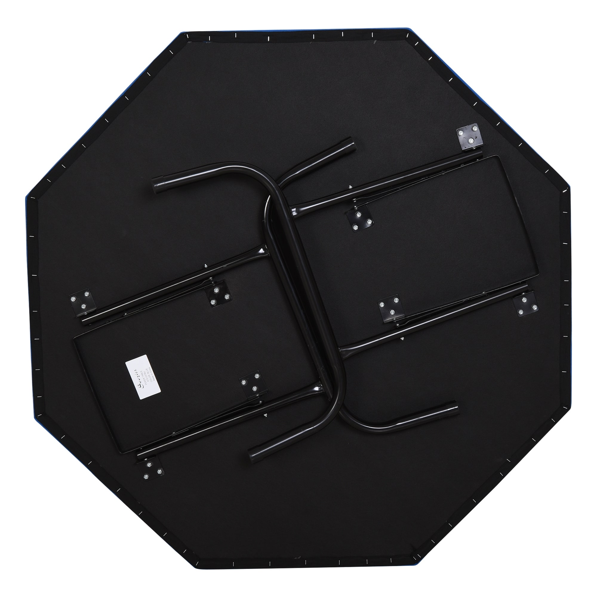 Soozier 47" 8 Player Folding Octagon Poker Table Blackjack Poker Game ...