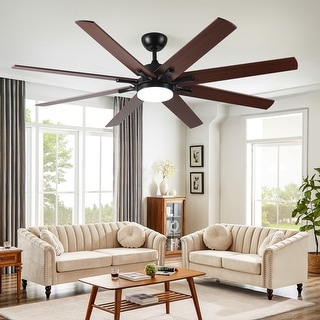 72 inch Ceiling Fans with Lights and Remote,Ceiling Fan,6 Speed ...