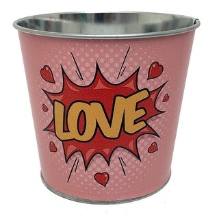 Love Burst Metal Bucket - Bed Bath & Beyond - 41934647