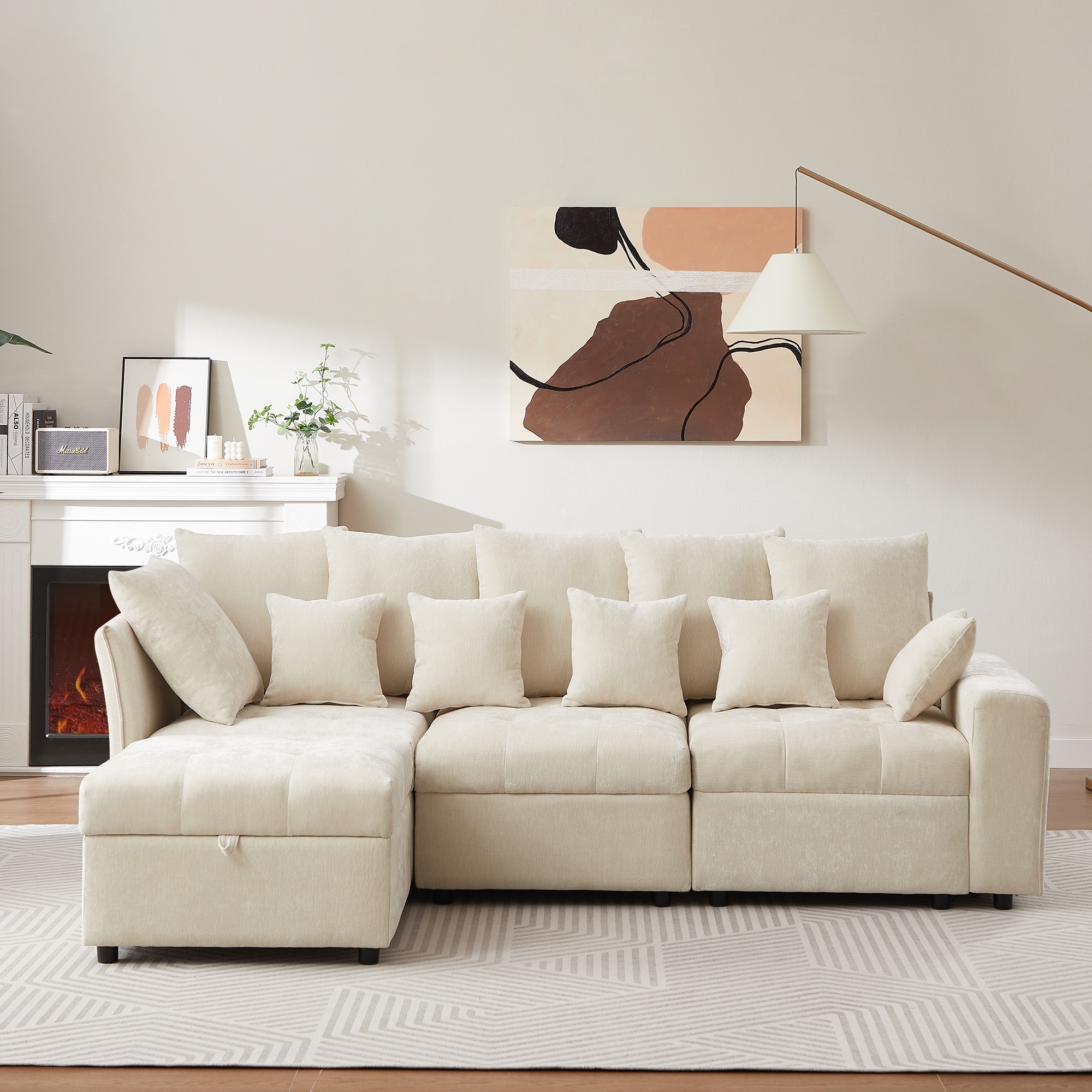 L-Shape Modular Sectional Sofa - Bed Bath & Beyond - 39103275