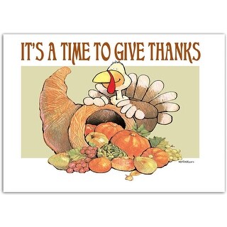 Stonehouse Collection Thanksgiving Postcards - 4 x 6 Cornucopia ...