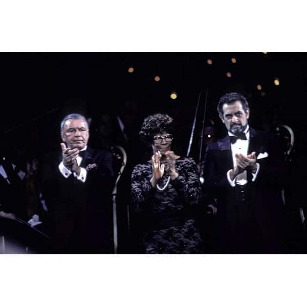 Frank Sinatra Ella Fitzgerald and Placido Domingo clapping Photo Print ...