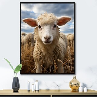 Designart "Sheep Selfie" Sheep Framed Wall Art Prints - Bed Bath ...