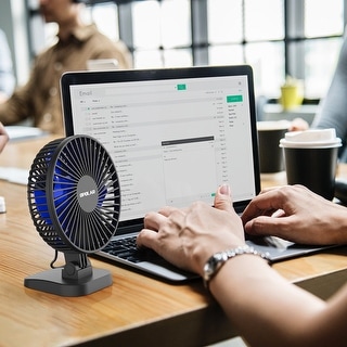 Desk Fan,Small but Mighty, Quiet Portable Fan for Desktop Office Table ...