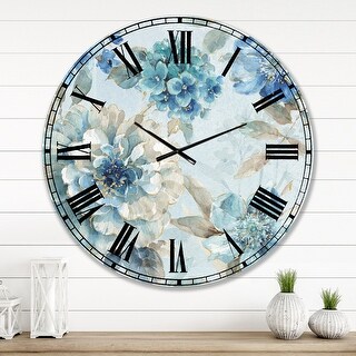 Designart 'Indigold Watercolor Lovely bird IV' Farmhouse Large Wall ...