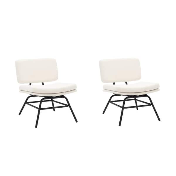 Camille Boucle Lounge Reading Chair, Modern Living Room Accent Chair ...