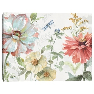 Spring Meadow II by Lisa Audit Canvas Art Print - Bed Bath & Beyond ...