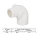 Water Pipe Elbow Fitting, Male Thread Tube Connector Adapter 2Pcs ...