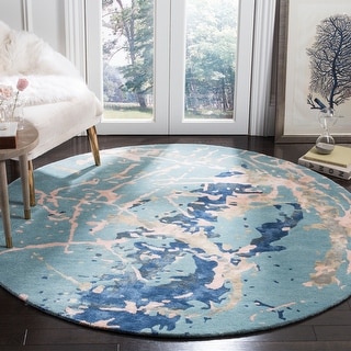 SAFAVIEH Handmade Soho Faria N.Z. Wool/ Viscose Rug - Bed Bath & Beyond ...