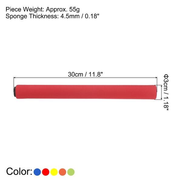 5pcs Relay Track Baton Sponge Stainless Steel Tube Race Running Stick ...