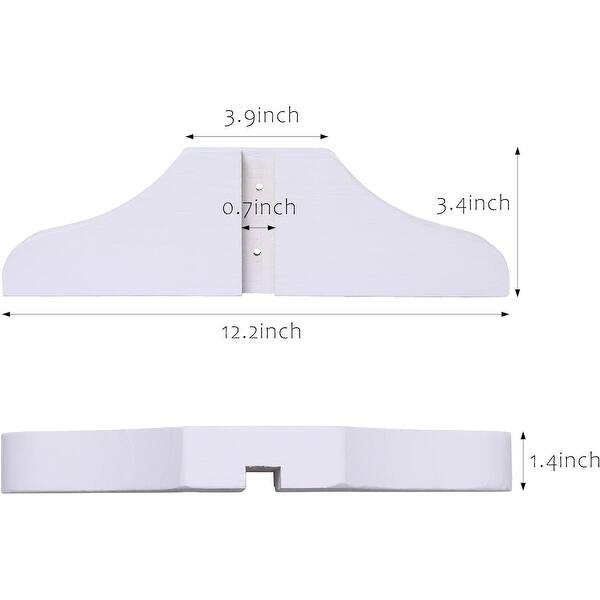 Room Divider Stand Wood Screen Partition Base Screen Panel Feet Durable ...