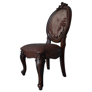Brown and Cherry Oval Back Side Chairs (Set of 2) - Bed Bath & Beyond ...