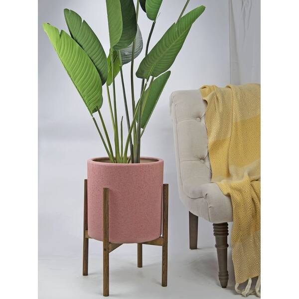 UPshining 13'' Extra Large Mid-Century Modern Ceramic Planter Pastel ...