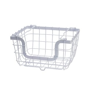 Gourmet Basics by Mikasa White Stacking Basket - Bed Bath & Beyond ...