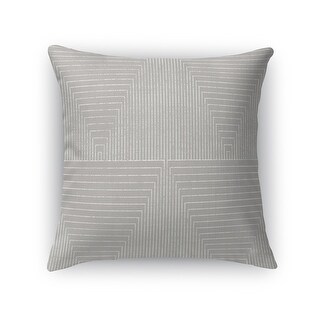 LINEAR TRIANGLES GREY Accent Pillow By Kavka Designs - Bed Bath ...