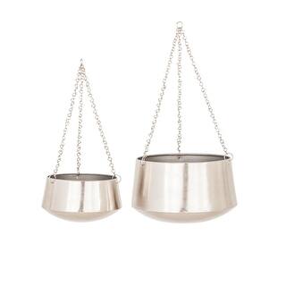 Metal Indoor Outdoor Hanging Dome Indoor Outdoor Wall Planter with ...