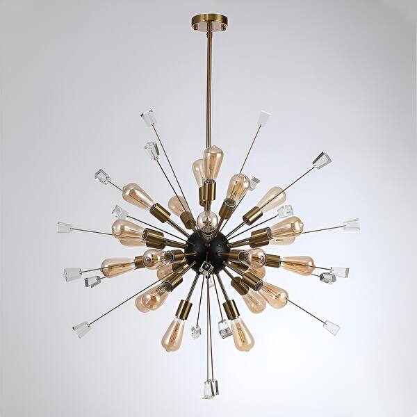 Italian 24-Light Dimmable Sputnik Star Chandelier - Bed Bath & Beyond ...