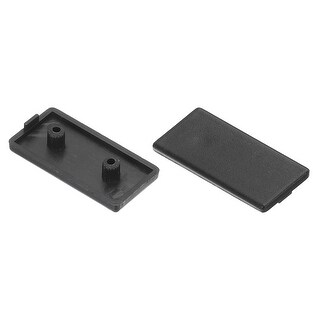 30Pcs Standard Plastic Rectangle Aluminum Extrusion End Cap 40x20mm ...