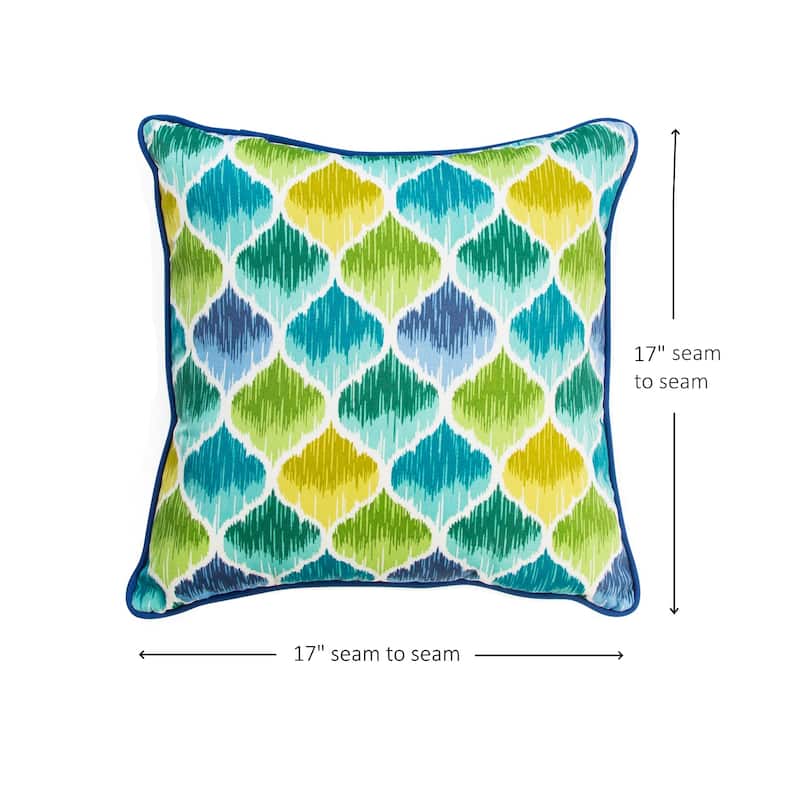 Curious Birds 17-inch Outdoor Throw Pillow (Set of 2) - 17x17 - On Sale ...