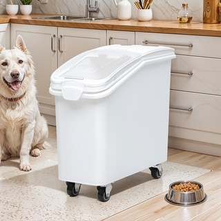 27 Gallon Ingredient Bin Commercial Food Container Large Flour Storage ...