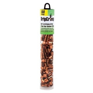 DripCrimp Copper Rings Refill Pack - 100 Count (DC-CRT100) - Bed Bath ...