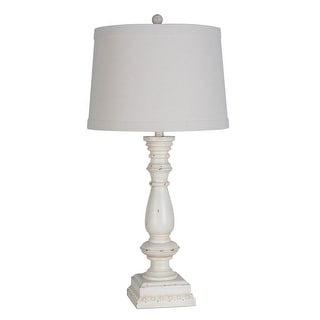 32" Cottage Studded Table Lamp, Cream (Set of 2) - Bed Bath & Beyond ...