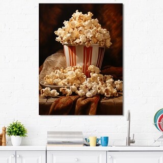 Designart "The Popcorn Box Chronicles " Popcorn Wall Art - Bed Bath ...