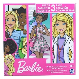 Barbie Jigsaw Puzzle 3 Pack - Bed Bath & Beyond - 38425969