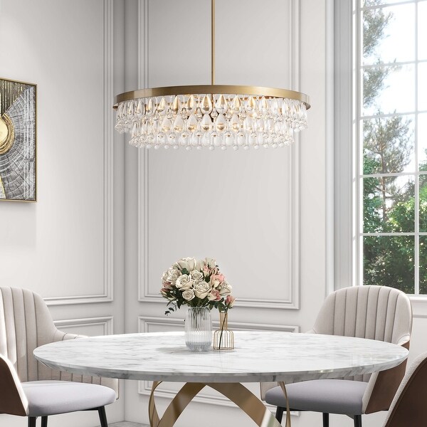 Viviana Crystal 6 light Chandelier