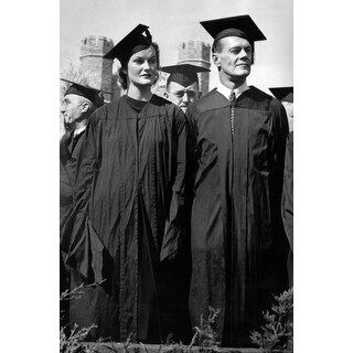 Doris Duke And Husband James HR Cromwell At Duke University During The ...