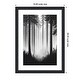 Contrast Trees No. 2 by Tradelink inhouse artist Wood Framed Wall Art ...