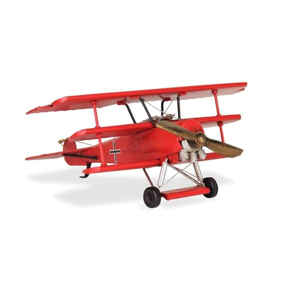 Red Metal 1917 Fokker Red Baron Tri Plane - On Sale - Bed Bath & Beyond ...