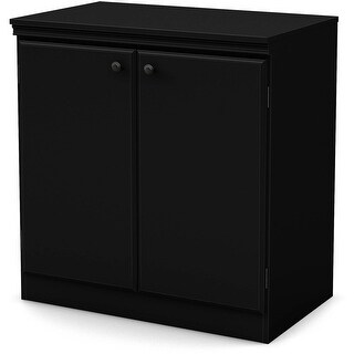 Morgan 2-Door Storage Cabinet, Multiples Finishes - Bed Bath & Beyond ...