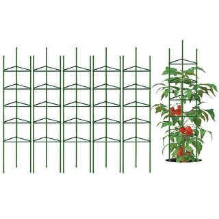 Large Tomato Cage, 6ft 6pack Plant Support Garden Stakes for Climbing ...