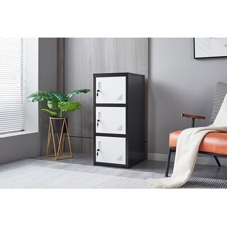 3-Tier Metal Locker with Keys Employee Locker - Bed Bath & Beyond ...