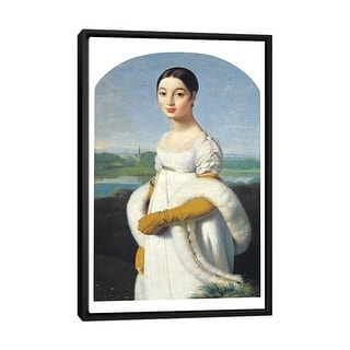 iCanvas "Portrait Of Mademoiselle Caroline Riviere, 1805" by Jean ...